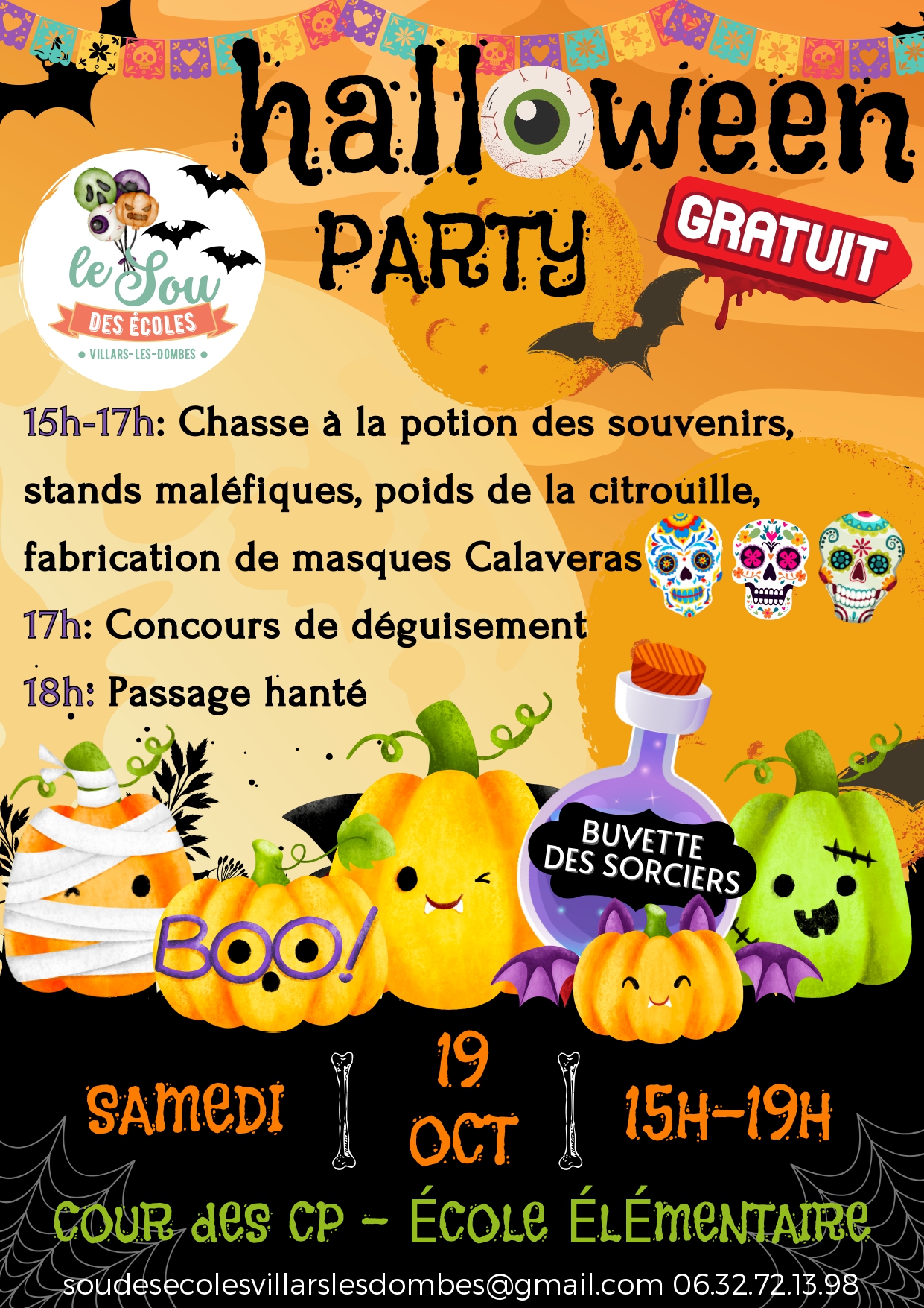 Halloween party - Mairie de Villars les Dombes